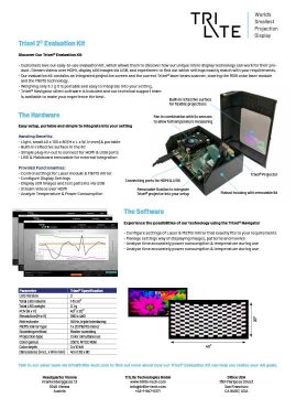 Products - TriLite - The Trixel® world's smallest display technology for AR from TriLite